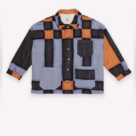 anchal | Jackets & Coats | Quilted Plaid Chore Jacket | Poshmark